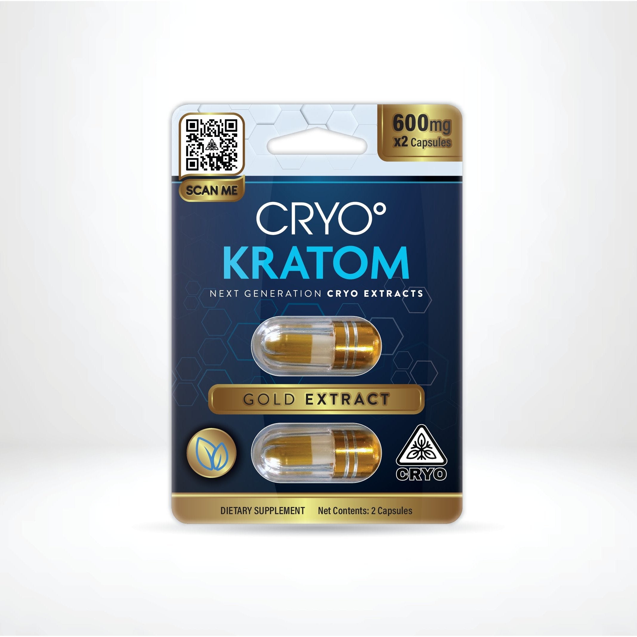 Gold Kratom Capsules - High Potency Extract for Enhanced Energy ...