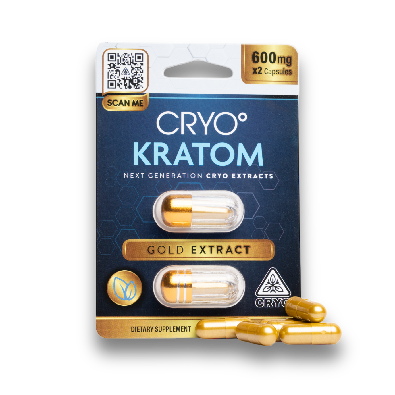 Gold Kratom Capsules - High Potency Extract for Enhanced Energy ...